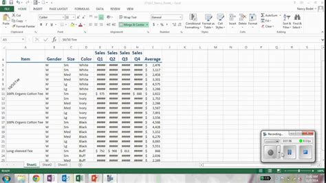 Excel Lesson Tutorial Youtube