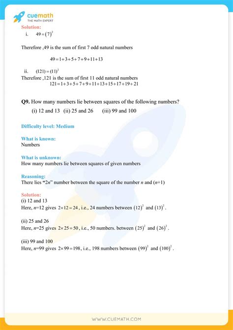 Ncert Solutions Class Maths Chapter Squares And Square Roots