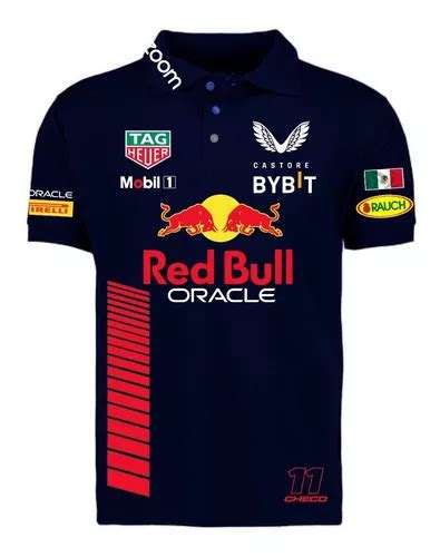 Playera Tipo Polo Sergio Checo Perez Rb F Env O Gratis