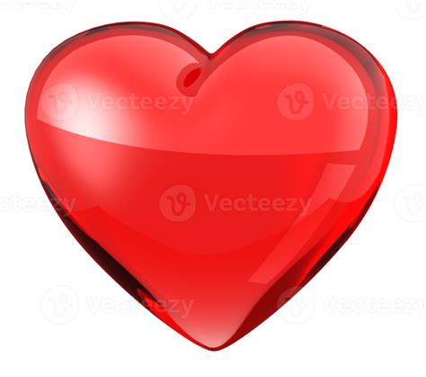 Ilustraci N D De Coraz N Rojo Png