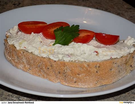 Sýrová pomazánka s nivou a sušenými rajčaty recept TopRecepty cz