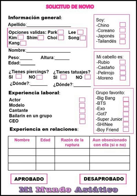 Pin De Cindy Perez En Ok En 2024 Solicitud De Novio Contrato De