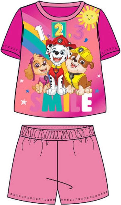 Paw Patrol Shortama 100 Katoen PAW Patrol Korte Pyjama Maat 92