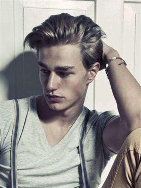Men s Hair Scandinavian Male Model Laurin Krausz by Sandro Bäbler