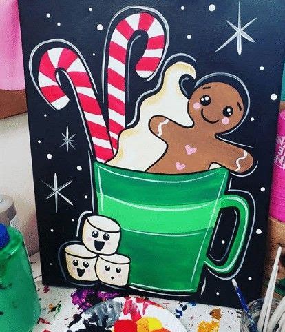 Pin By Natalie John On Classroom Christmas Christmas Canvas Art