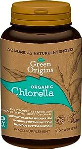 Green Origins Organic Chlorella Tablets Mg Pack Of Amazon Co