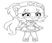 Coloriage Gacha Life Girl With Teddy Bear JeColorie