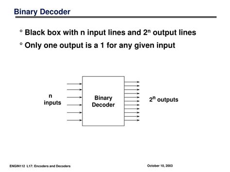 ppt engin 112 intro to electrical and computer engineering lecture 17 encoders and decoders