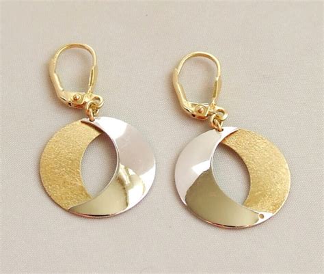 14 Karaat Bicolor Gouden Oorbellen Kopen Bicolor Oorbellen Christian