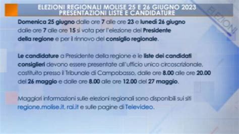 Elezioni Regionali La Presentazione Di Liste E Candidature