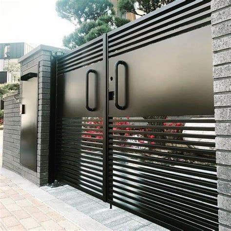 Pin By Fahmi On Portail Maison Modern Main Gate Designs Gate Designs