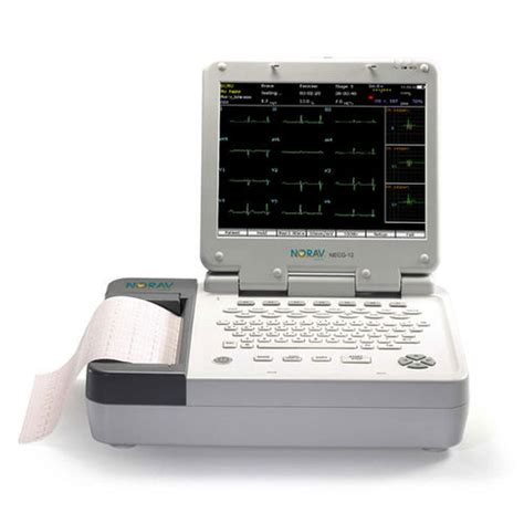 Eletrocardiógrafo para ECG em repouso NECG 12 NORAV Medical de 12