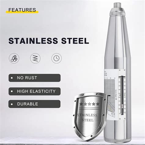 CGOLDENWALL Concrete Rebound Hammer Tester Resiliometer Test Meter Tool