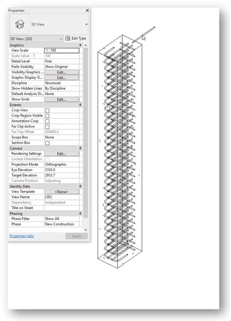how to choose or select rebars by host in revit