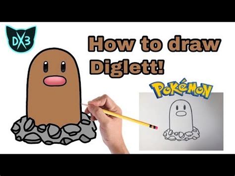 Diglett Drawing Tutorial A Simple Guide for Pokémon Fans