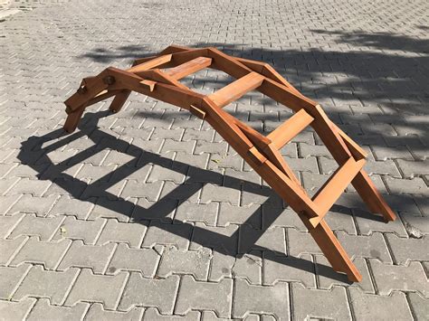 Giant Leonardo Da Vinci S Bridge Self Supporting Bridge Etsy