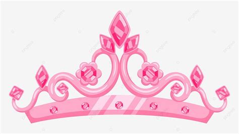 Elemento De Desenho Animado De Coroa De Princesa Rosa Png Princesa