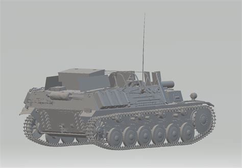 Stl File Cm Sig B Sfl Tank War Thunder D Printer Design To