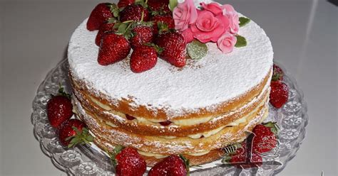 Hikari Bolos Art Sticos Naked Cake De Morango