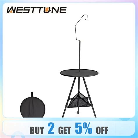 WESTTUNE Kemping Okr G Y St Z Lekki Statyw Ultralekkie Przeno Ny Sk