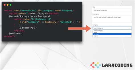 Using Form Select In Laravel Blade Keep Old Value