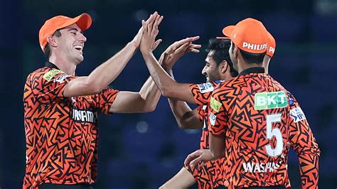 Dc Vs Srh Highlights Ipl Srh Secure Thumping Win As Natarajan