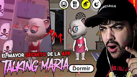 descubrí el MAYOR SECRETO de la APP de TALKING MARÍA YouTube