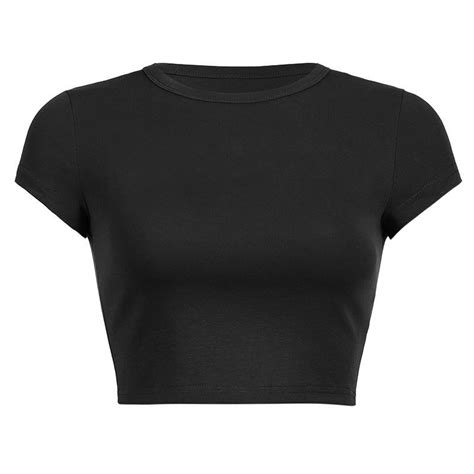 Custom Logo High Quality 100 Cotton Plus Size Womens Crop Top Blank Puff Rhinestone Plain Sexy