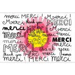 Carte remerciement Cécile Drevon Merci Thank you Editions Côté
