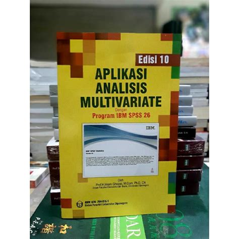 Jual Aplikasi Analisis Multivariate Dengan Program Ibm Spss Prof