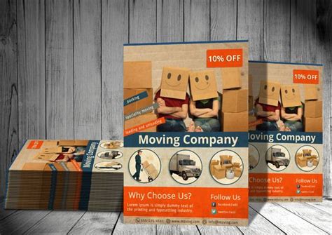 Move My Baggage Psd Flyer Flyer Creative Flyers Creative
