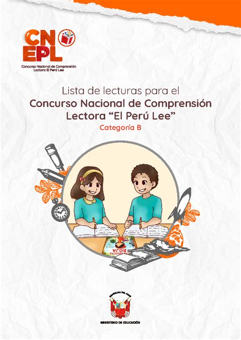 Lista de lecturas para el Concurso Nacional de Comprensión Lectora El