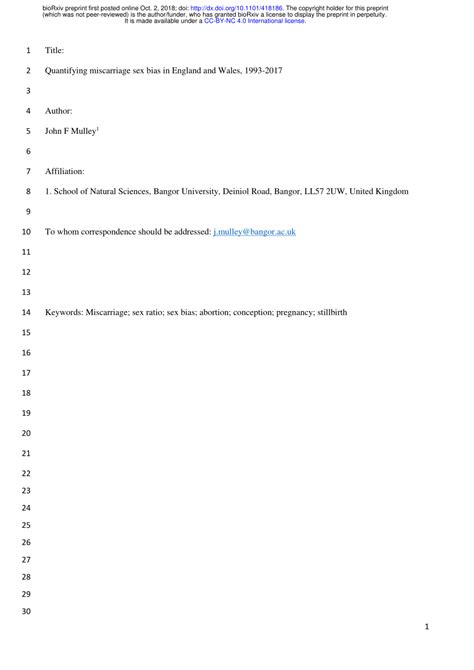 pdf quantifying miscarriage sex bias in england and wales 1993 2017