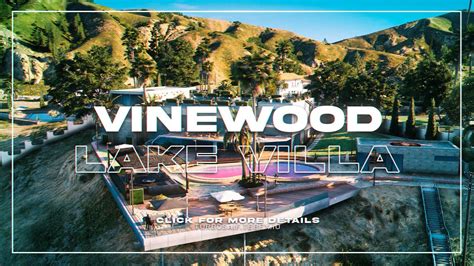 MAP The Vinewood Lake Villa FiveM GTA 5 RP Exterior YouTube