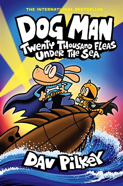 El último libro a todo color de la serie Dog Man Veinte Mil Pulgas