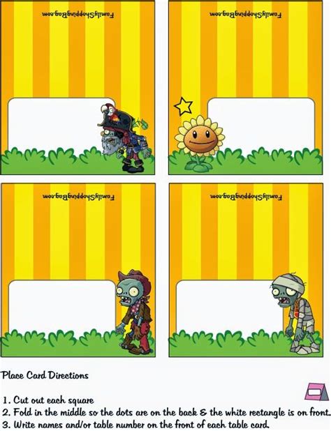 Plants Vs Zombies Free Printables Artofit