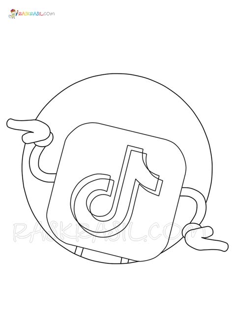 Dibujos De Tik Tok Para Colorear Imprime Gratis En RASKRASIL