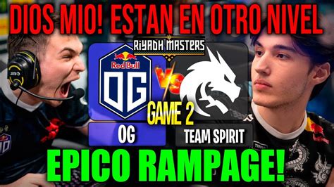 Og Vs Team Spirit Bo Game Wisper Timado Ceb Vs Yatoro Y Collapse