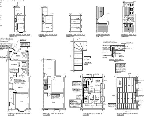 Terraced House Loft Conversion Floor Plan Floorplans Click