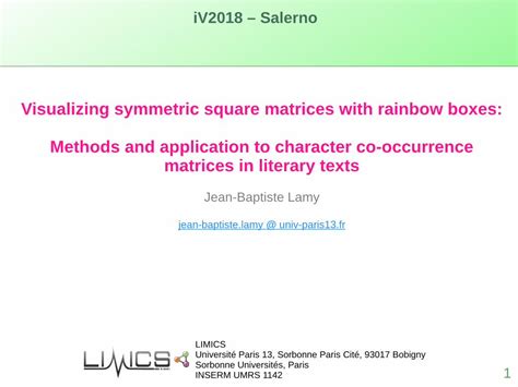 pdf visualizing symmetric square matrices with rainbow boxes dokumen tips