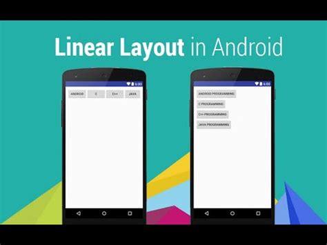 Linear Layout Android Studio Youtube