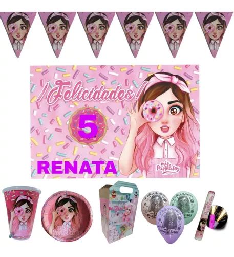Paq Fiesta Ni Os Mis Pastelitos Articulo Decoracion Env O Gratis