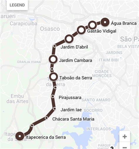 Expansão São Paulo Linha 21 Marrom