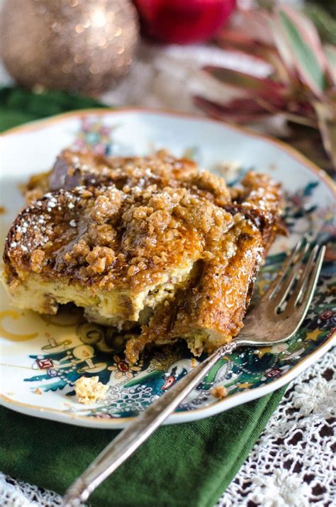 Eggnog French Toast Casserole Overnight Eggnog French Toast