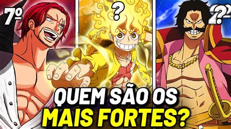 TOP 10 PERSONAGENS MAIS FORTES DE ONE PIECE YouTube