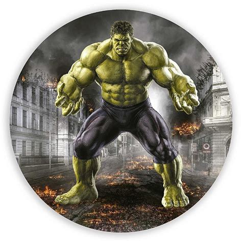Painel Redondo Hulk Sublimado D Sublitex Pain Is Sublimados