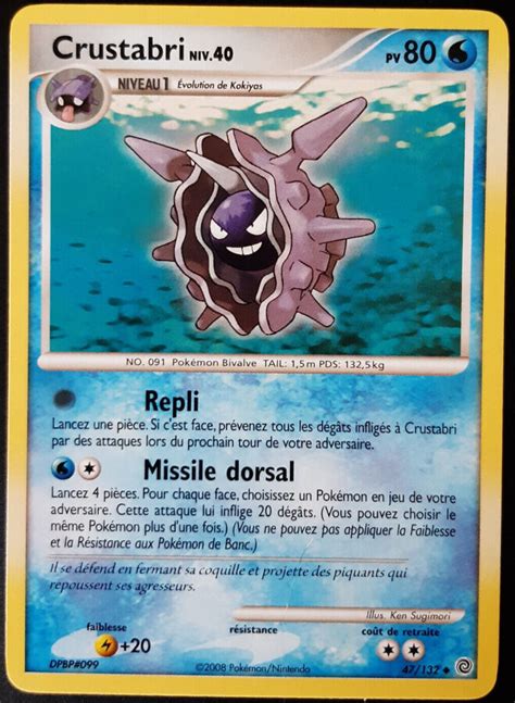 Crustabri 47 132 Diamant et Perle Merveilles Secrètes carte Pokemon