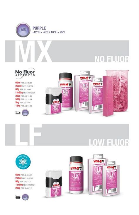 ボラ VOLA ボラ MX NoFluor リキッド Race Wax ﾊﾟｰﾌﾟﾙ 60ml WAX スキー リキッド ワックス