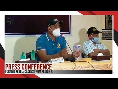 Press Conference Of Former Rebels Cadres Through The Rtf Elcac Youtube
