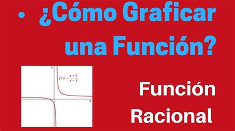 C Mo Graficar Una Funci N Racional Youtube